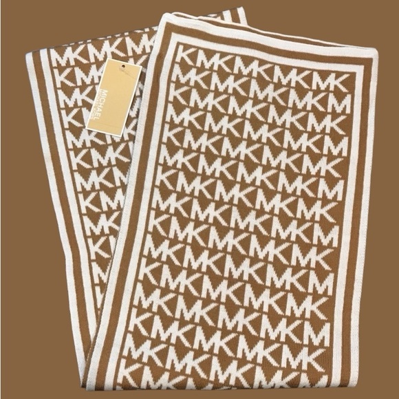 Michael Kors | Accessories | Michael Kors Signature Monogram Scarf Nwt ...